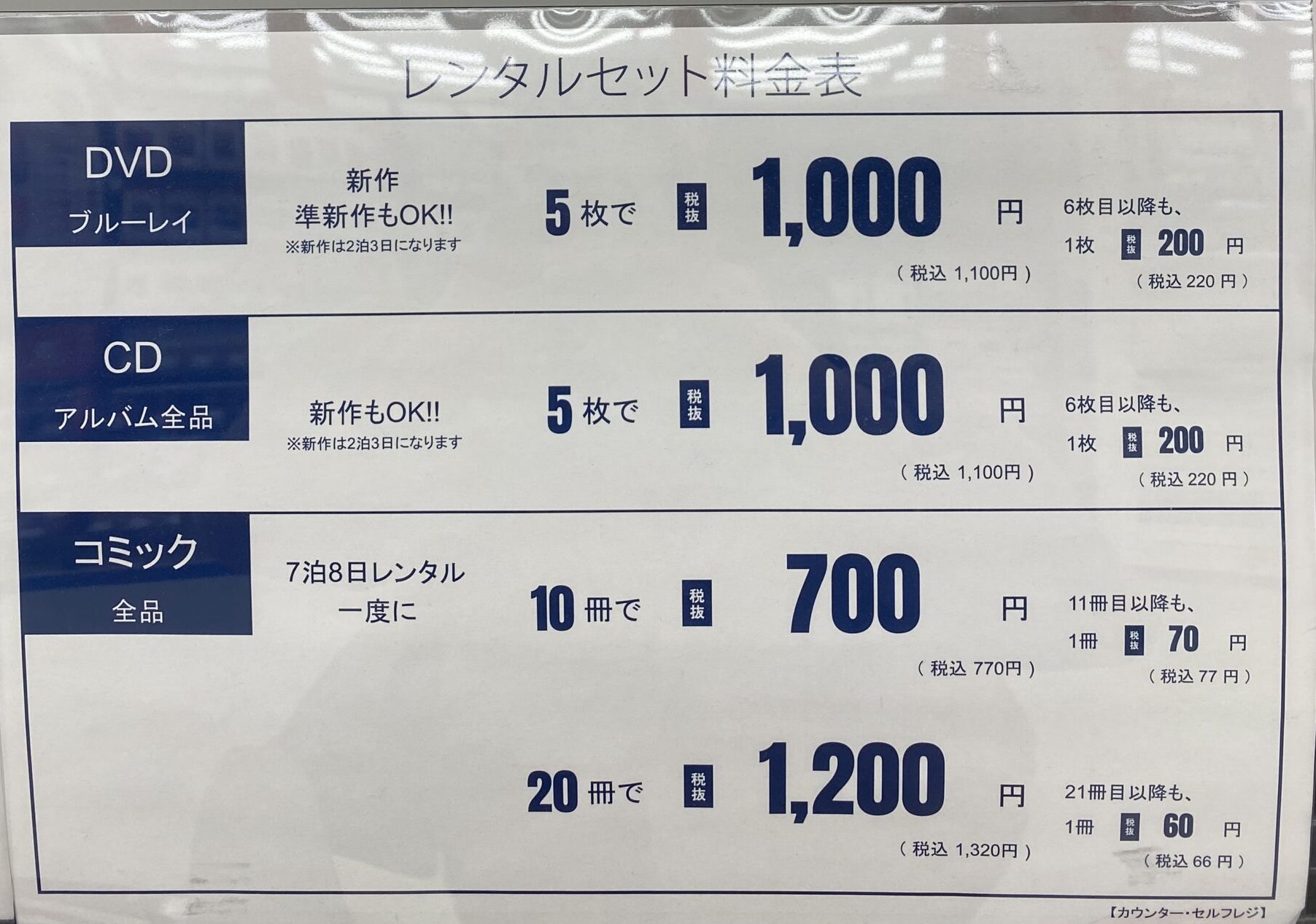 【2024】ゲオのレンタル料金まとめ | ココだけのお得情報館